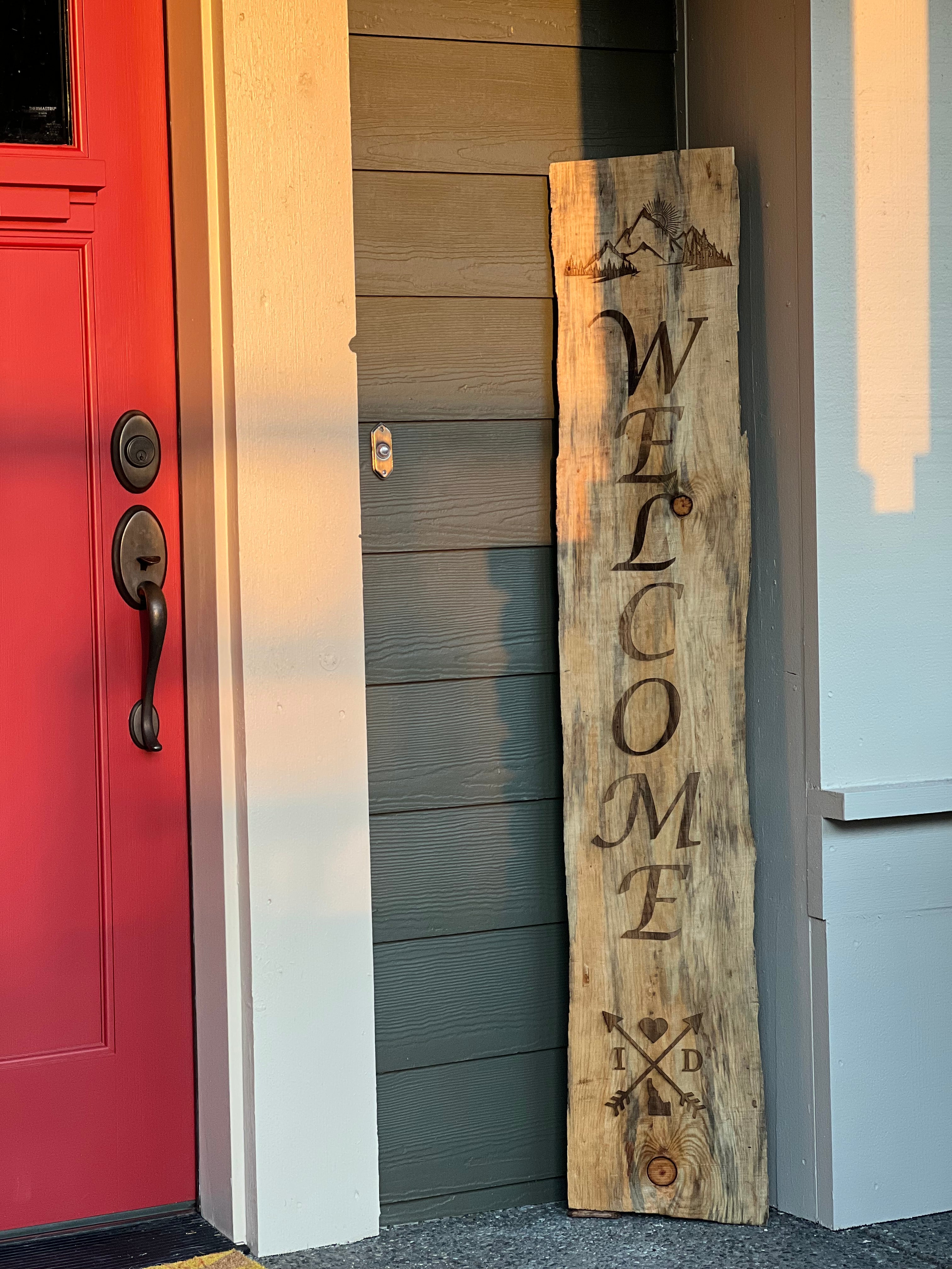 Welcome Porch Sign- Local Pick up only – TerraForm Elements